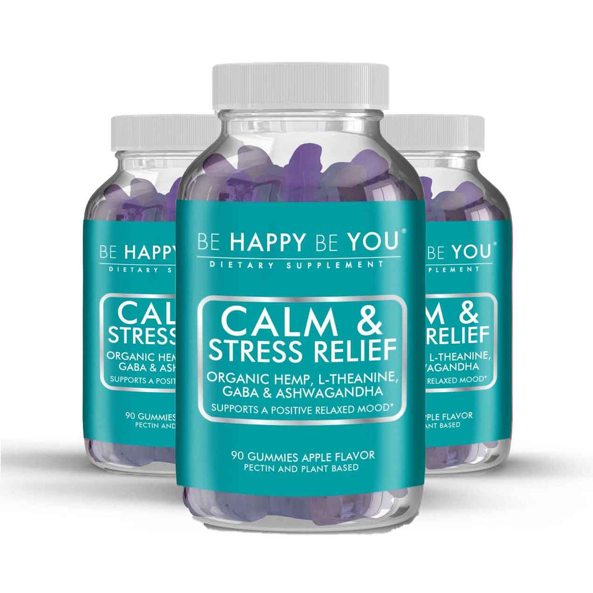 Calm & Stress Relief Gummies – Be Happy Be You Gummy Vitamins