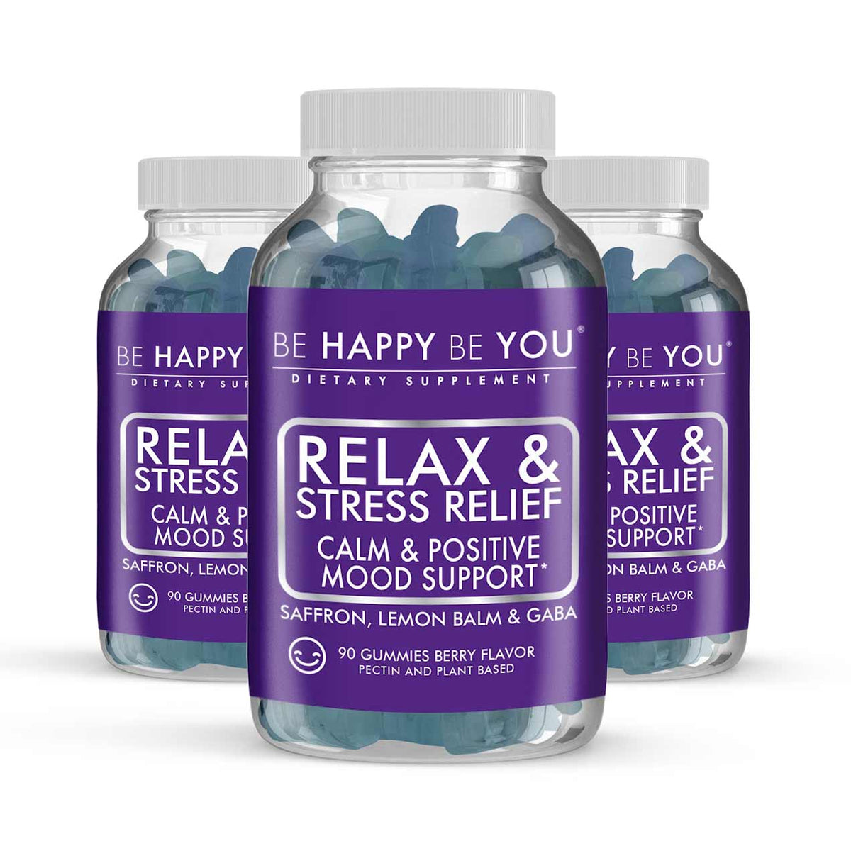 Relax & Stress Relief Gummies – Be Happy Be You Gummy Vitamins
